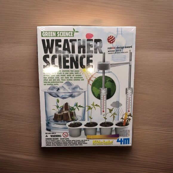 4m | Toys | 4m Green Science Weather Station Kidzlabs Stem Kit Mini ...